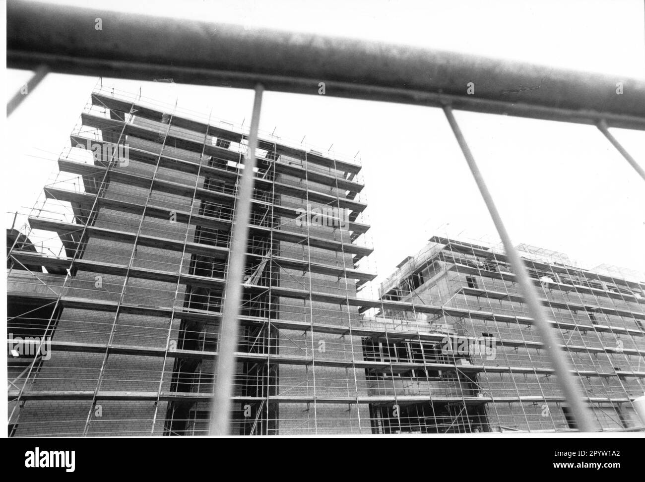 Large construction site Potsdam Center directly at the Potsdam city ...