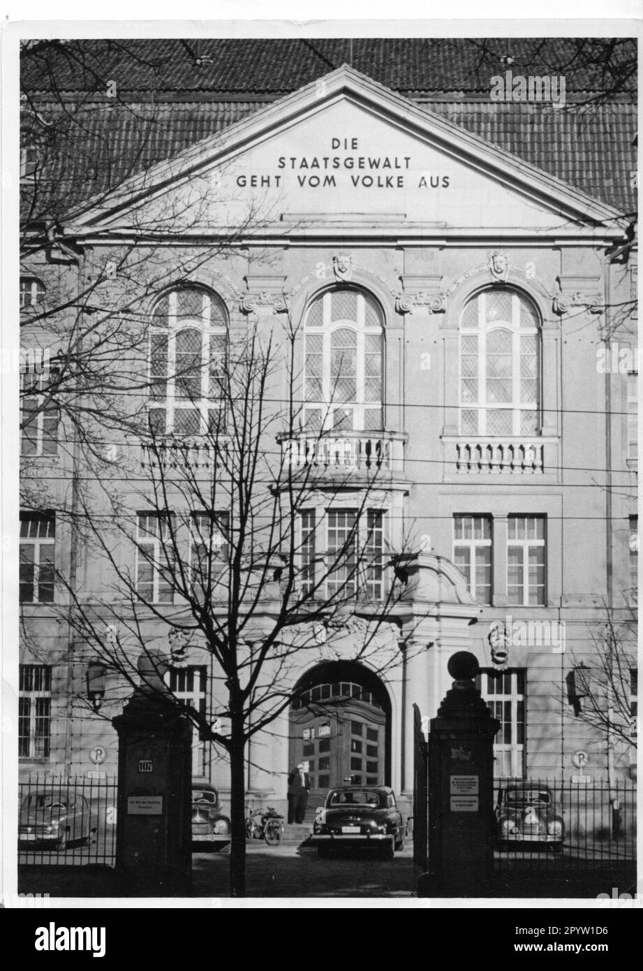 Potsdam Council of the district building in Heinrich Mann Avenue GDR ...