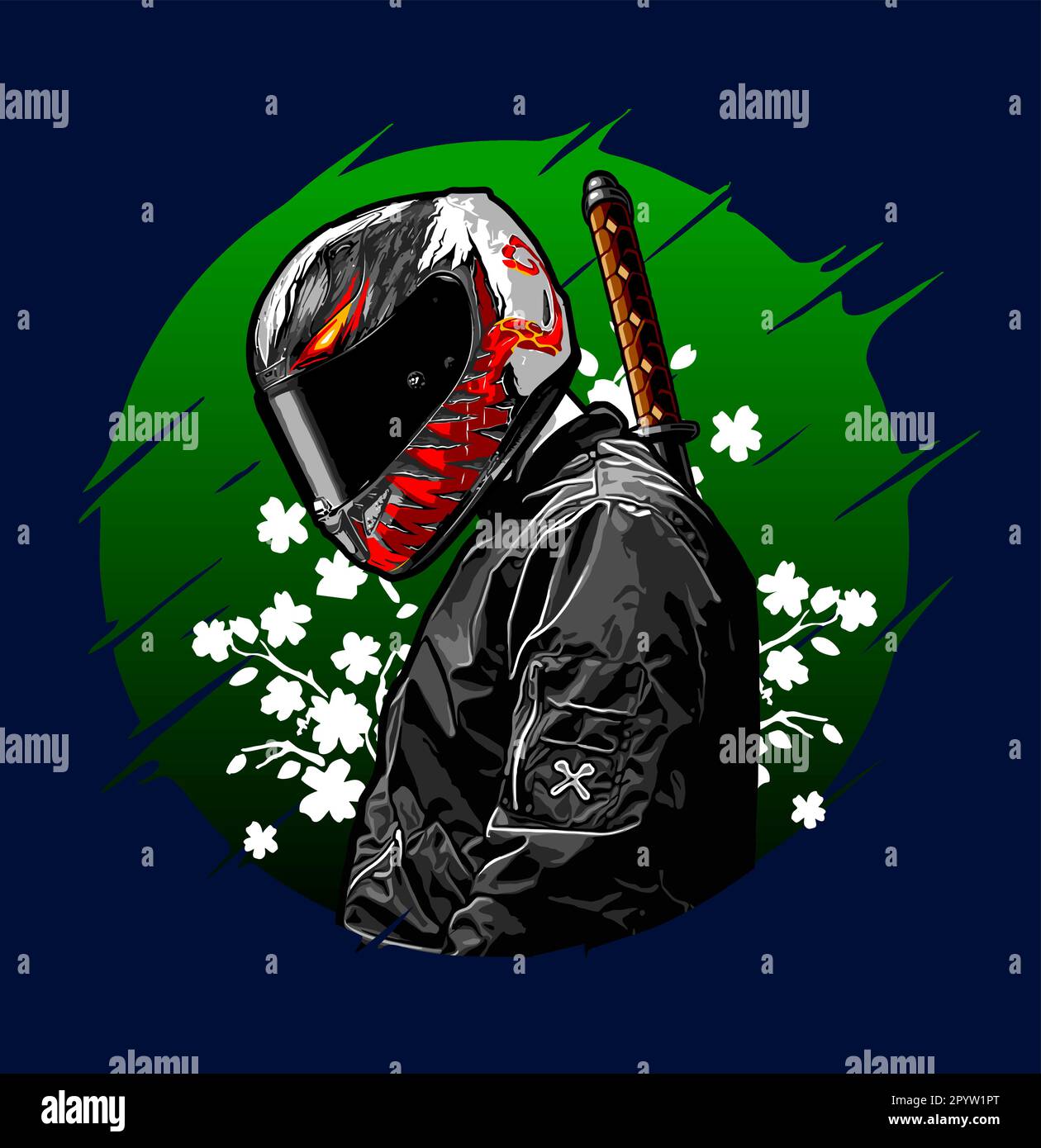biker vector template Stock Vector Image & Art - Alamy