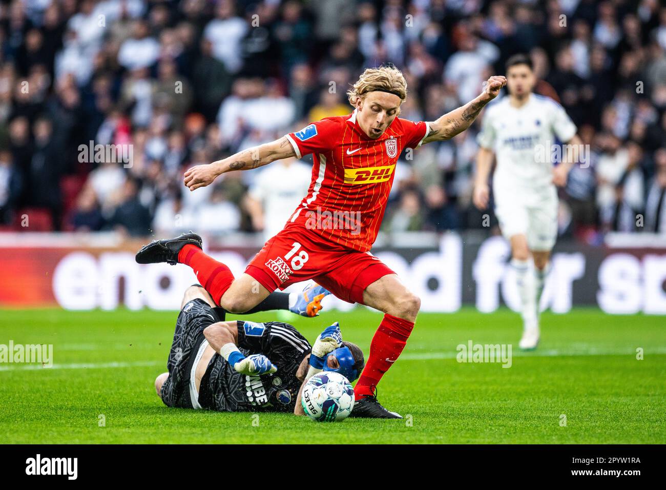 Copenhagen, Denmark. 04th May, 2023. Mads Bidstrup (18) of FC ...