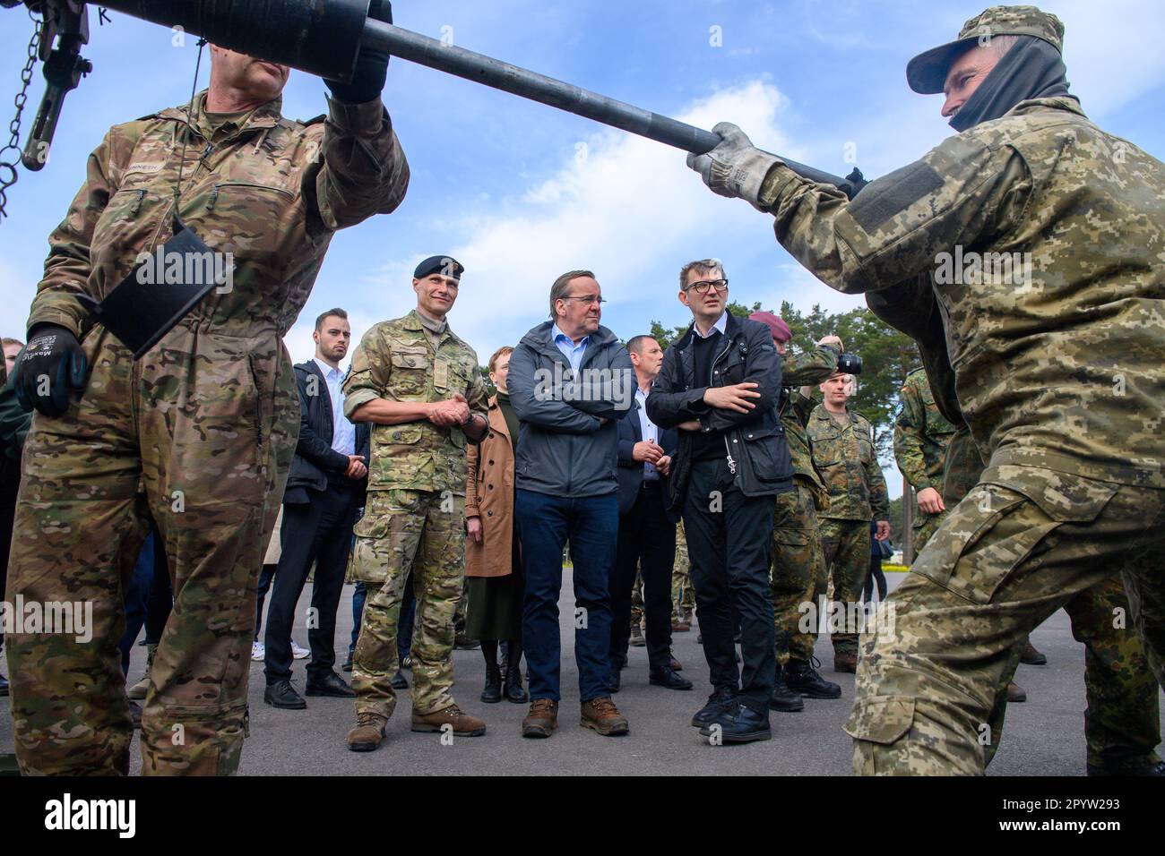 Klietz, Germany. 05th May, 2023. Lieutenant Colonel Kristian of the ...