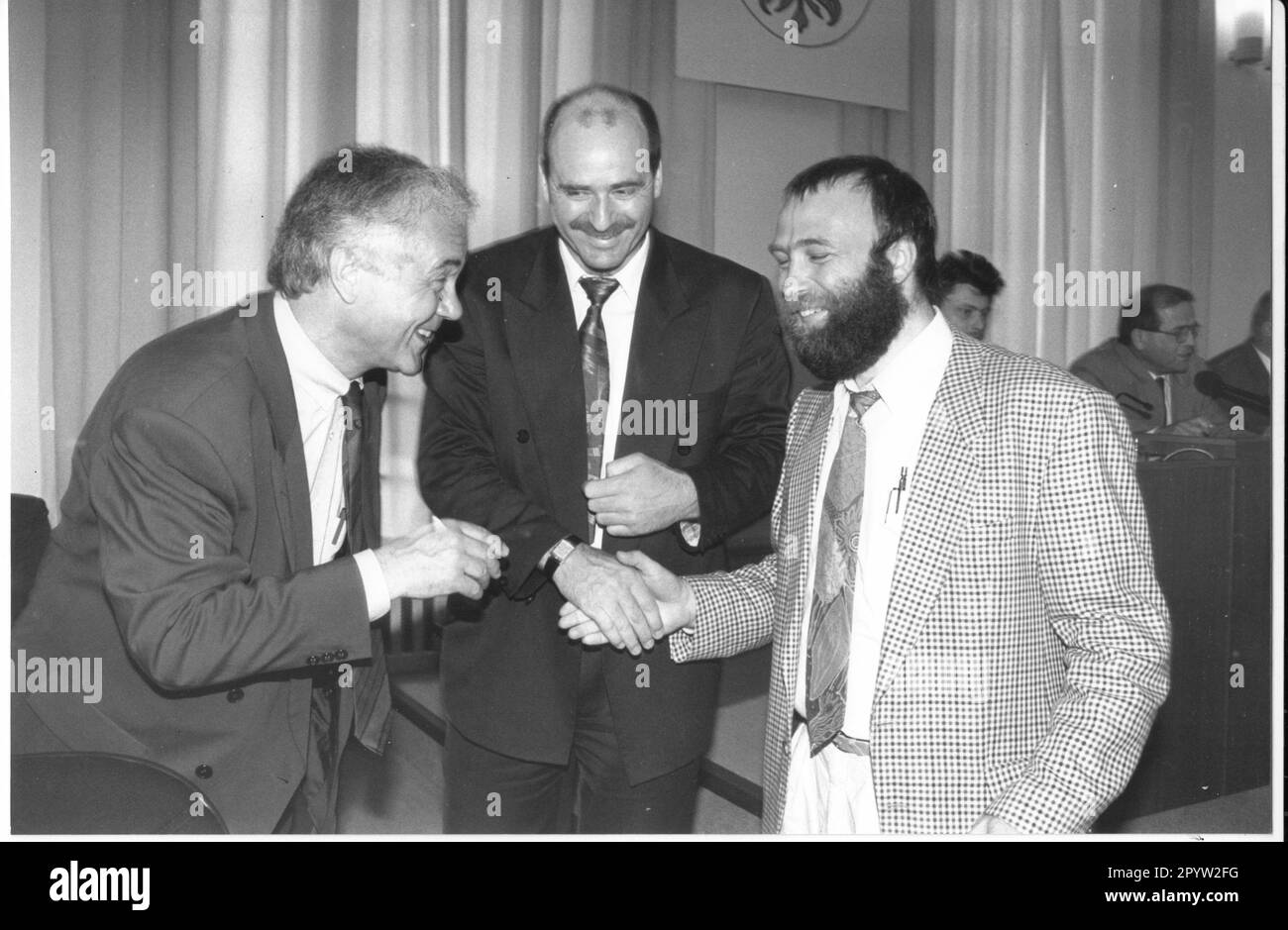 Potsdam politics state parliament deputies turn Prime Minister Manfred ...