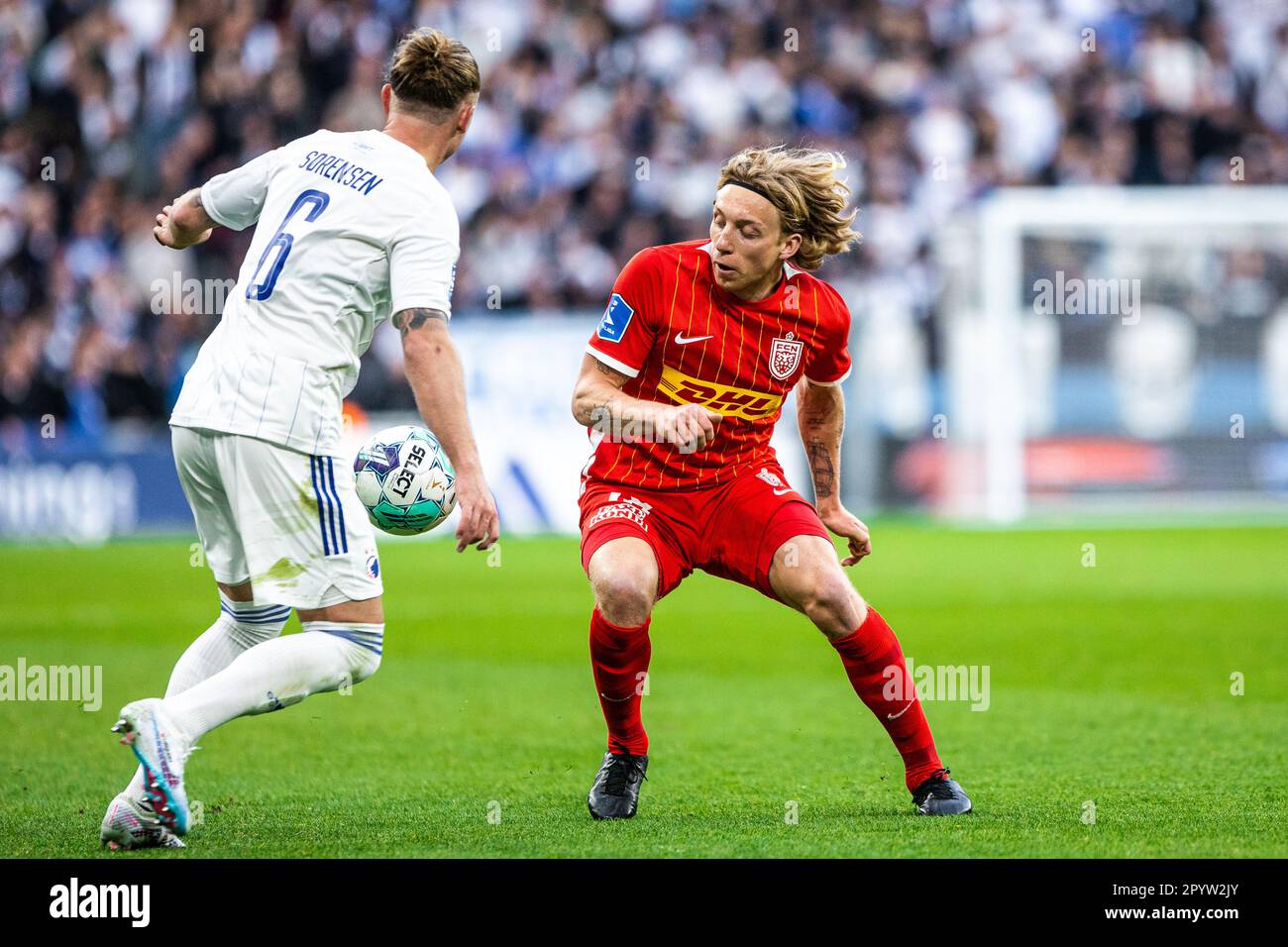 Copenhagen, Denmark. 04th May, 2023. Mads Bidstrup (18) of FC ...