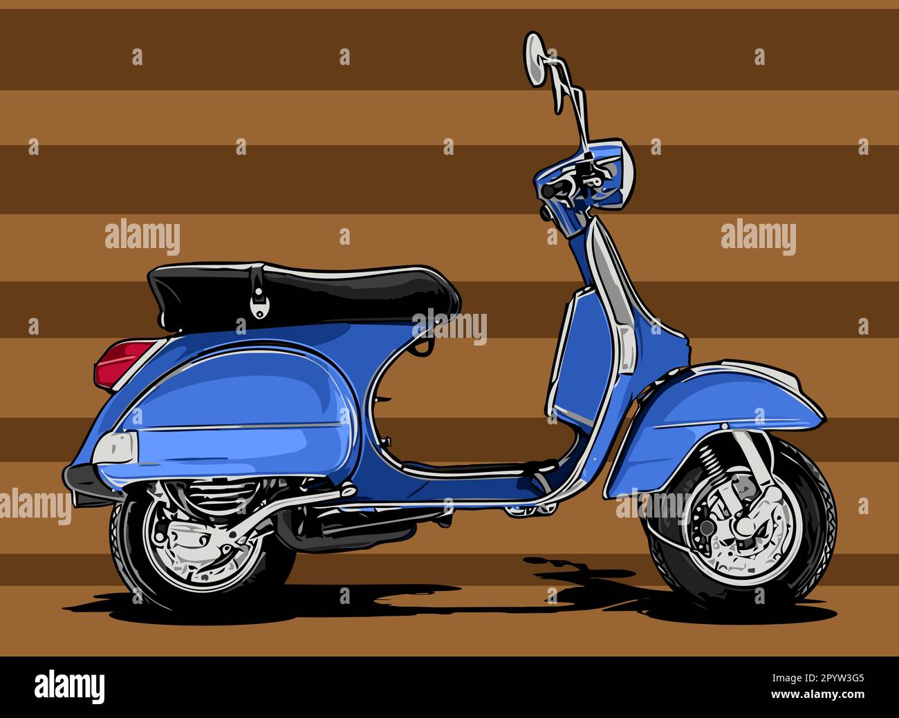 scooter vector template Stock Vector Image & Art - Alamy