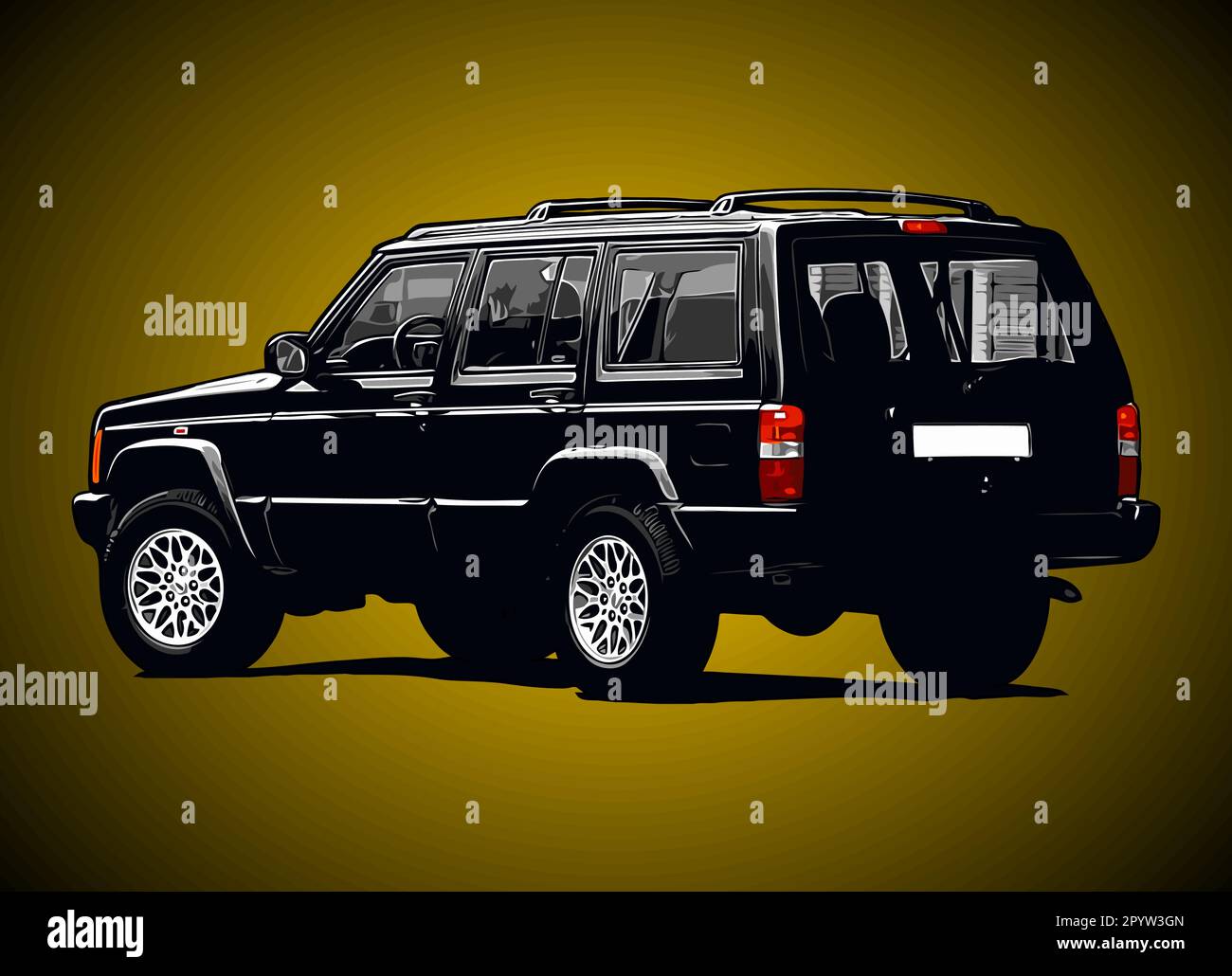 suv vector template Stock Vector Image & Art - Alamy