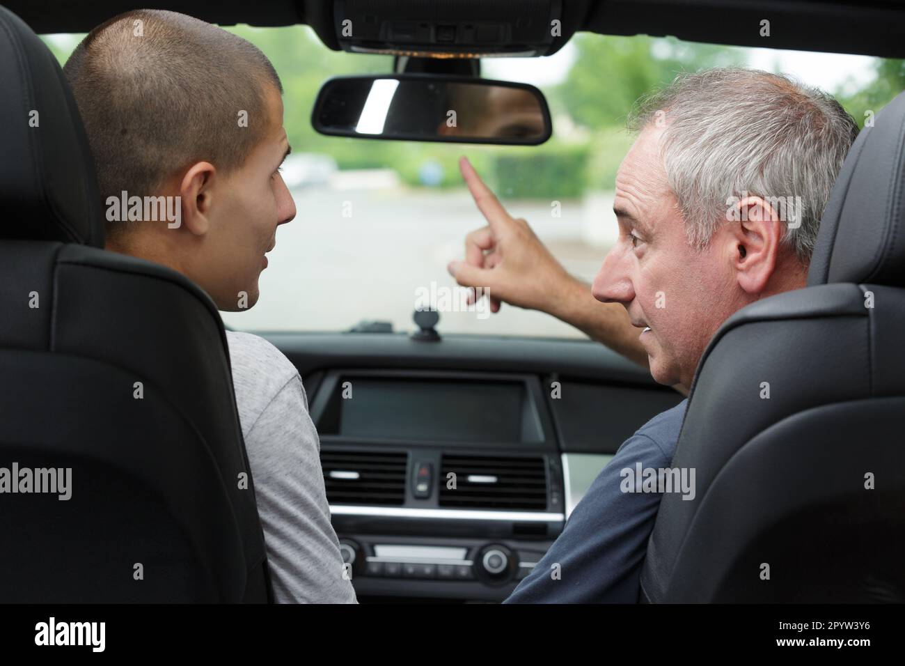 Man father driving hi-res stock photography and images - Alamy