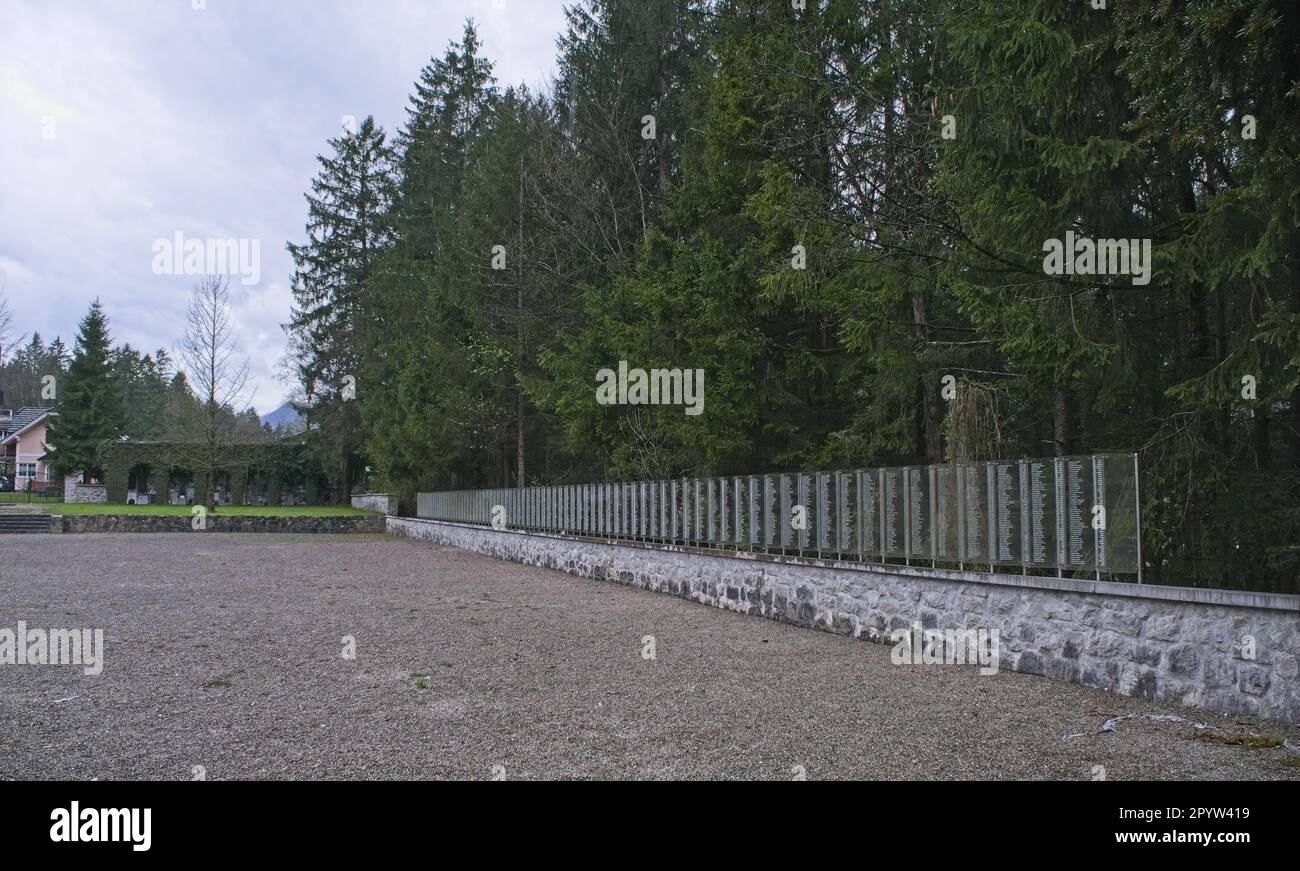 Ebensee, Austria - Apr 24, 2023: Ebensee was a subcamp of Mauthausen ...