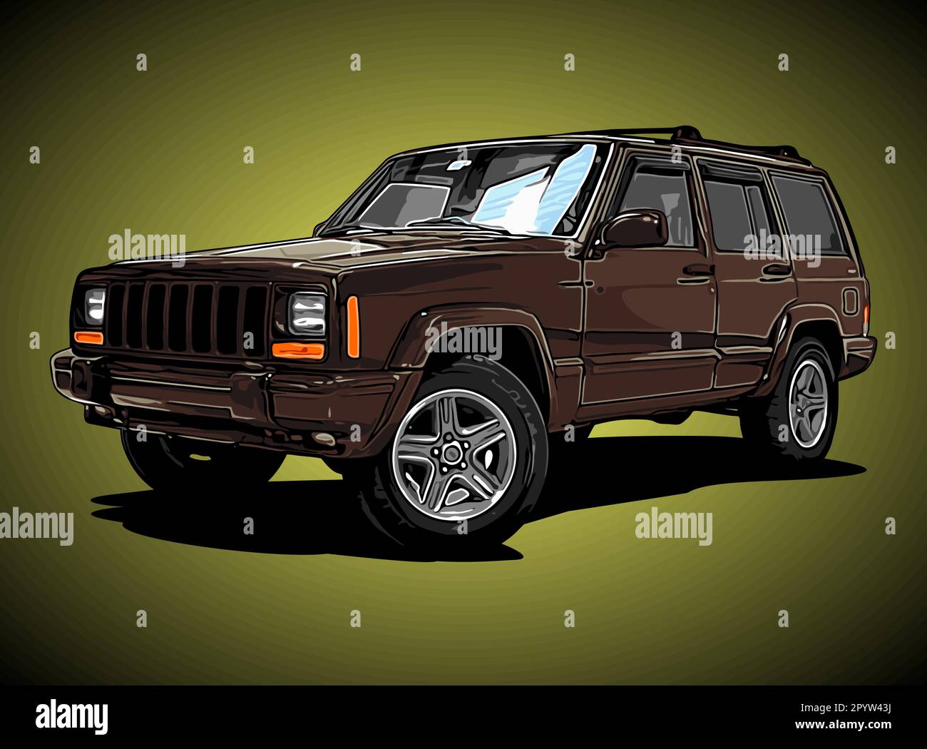 suv vector template Stock Vector Image & Art - Alamy