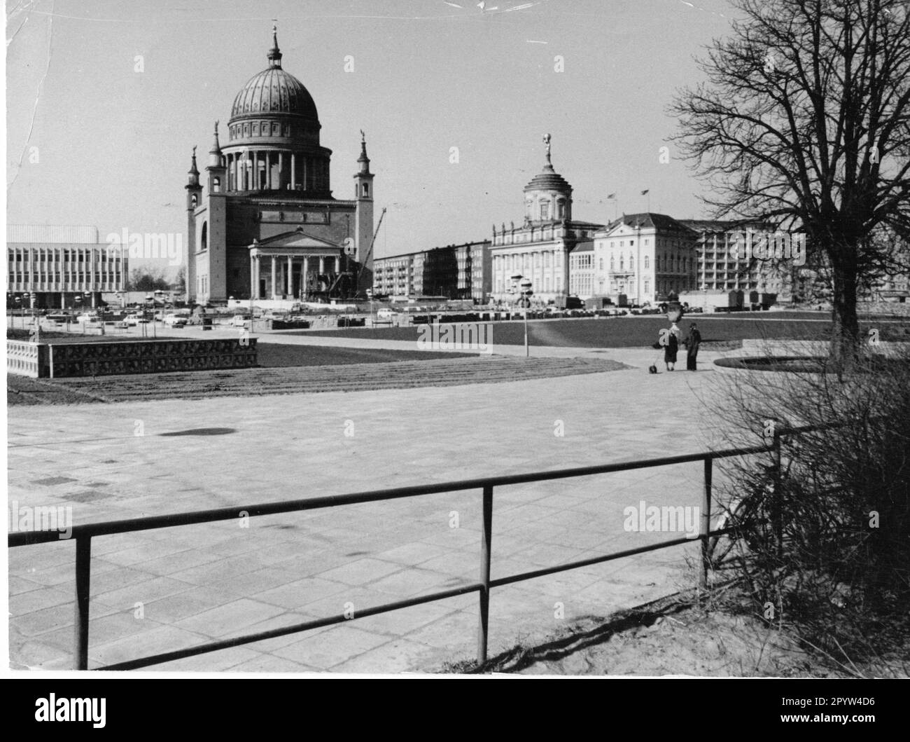 "View of the Old Market in Potsdam. House of Culture ""Hans Marchwitza ...