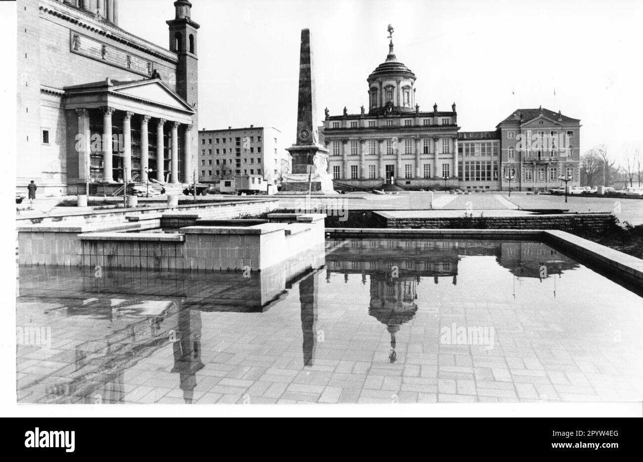 "View of the Old Market in Potsdam. House of Culture ""Hans Marchwitza ...