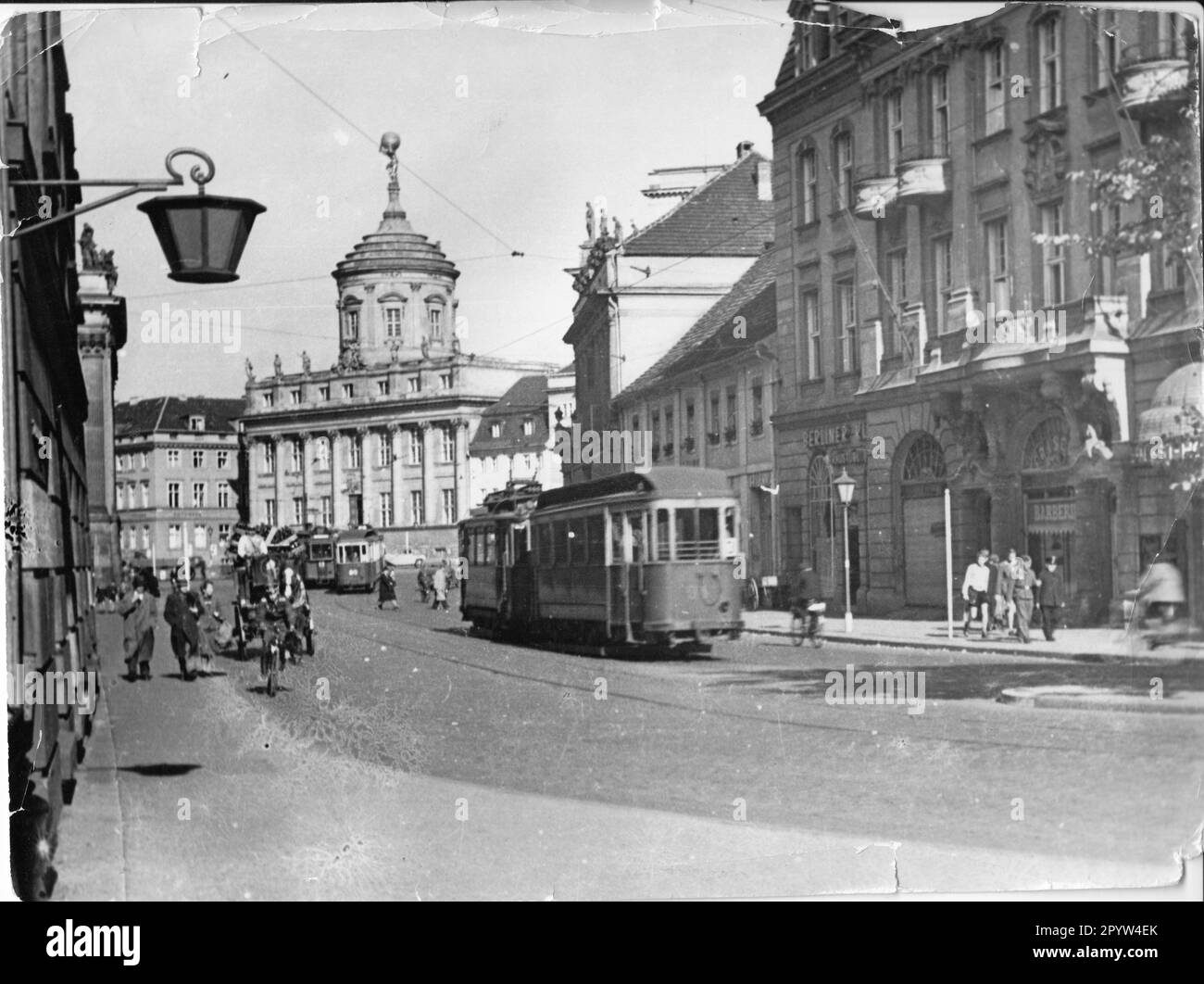 Before the destruction, Kaiserstraße 1944 in Potsdam. Center: Old city ... Before the destruction, Kaiserstraße 1944 in Potsdam. Center: Old city ...