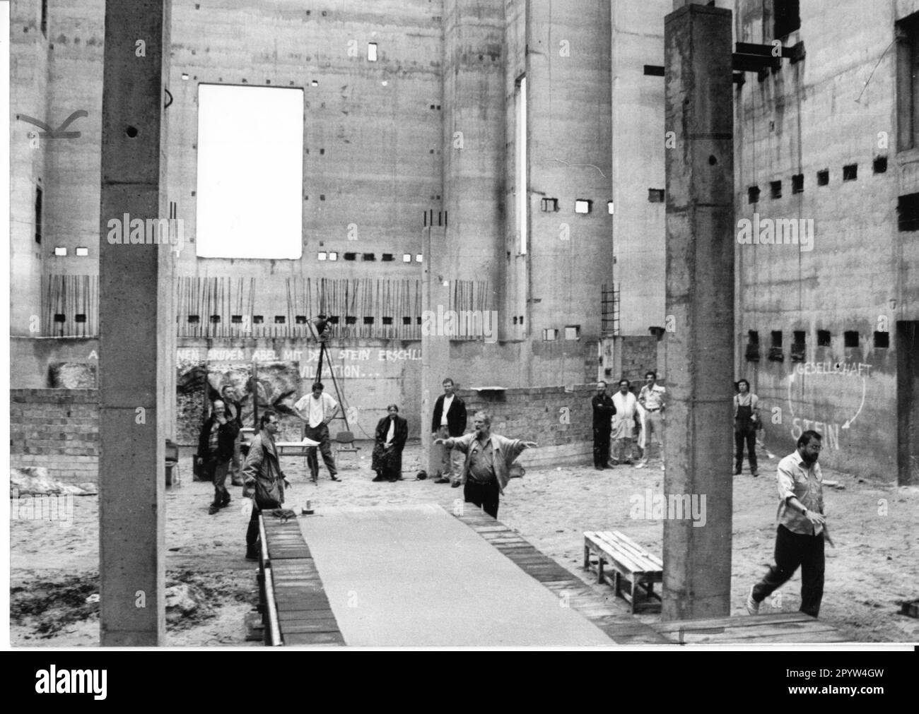 Potsdam theater new building gdr demolition interior control old market ...