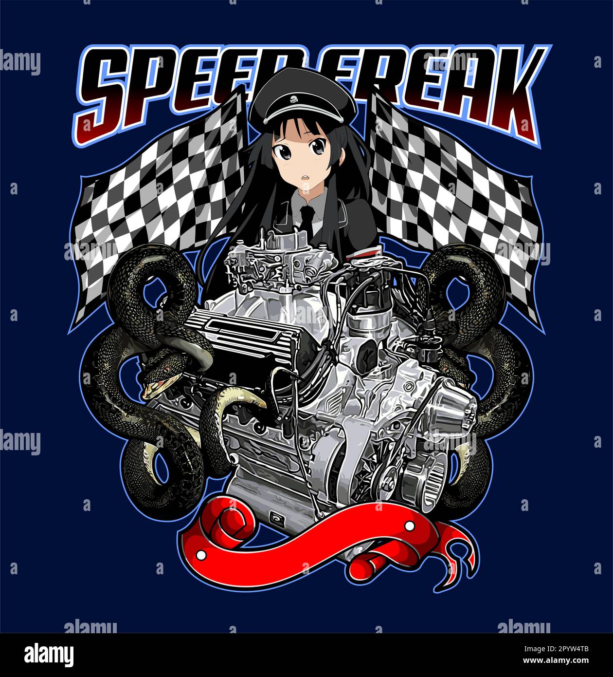 racing car engine Stock Vector Image & Art - Alamy