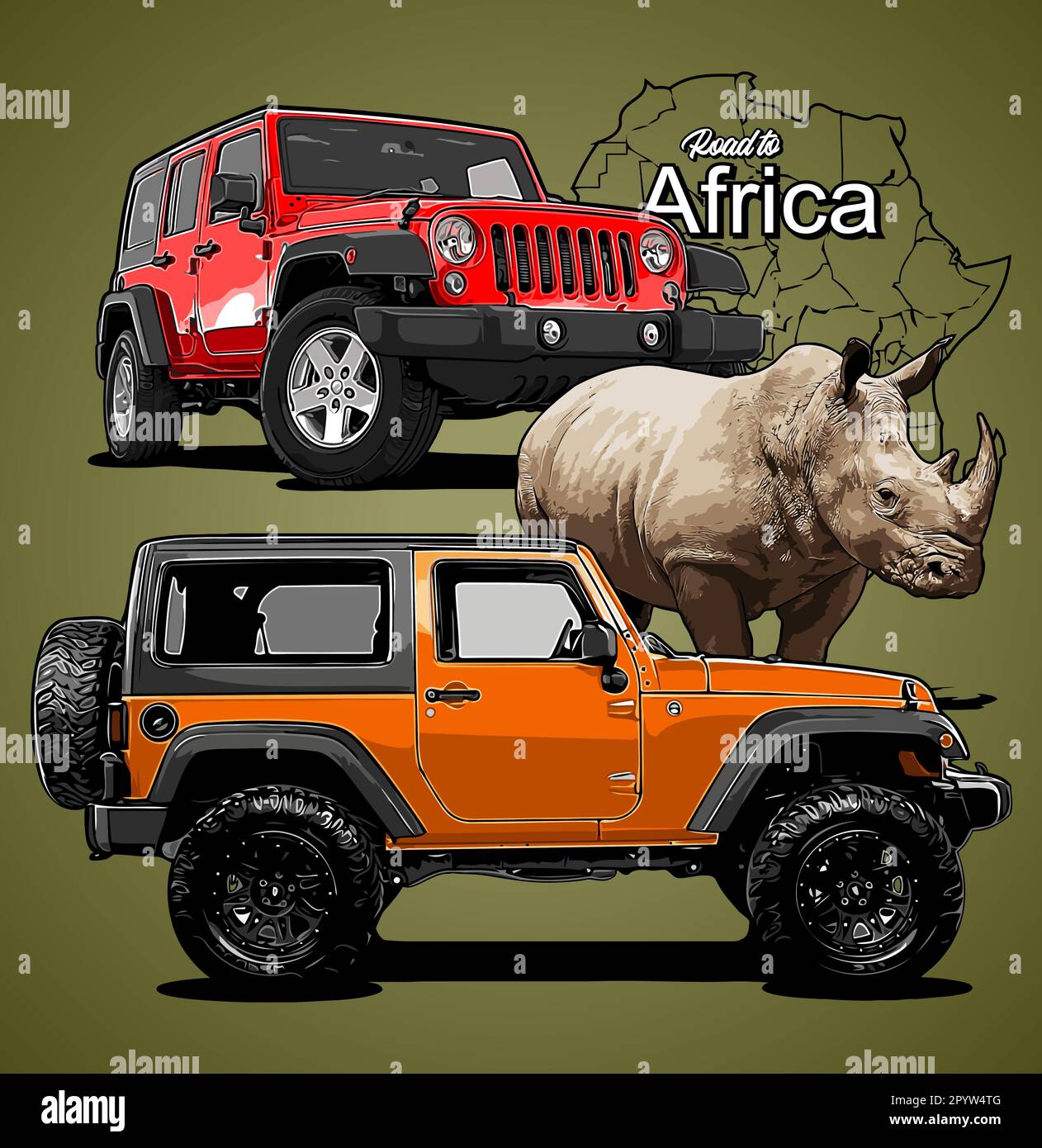 Luxury crossover 4x4 Stock Vector Images - Alamy
