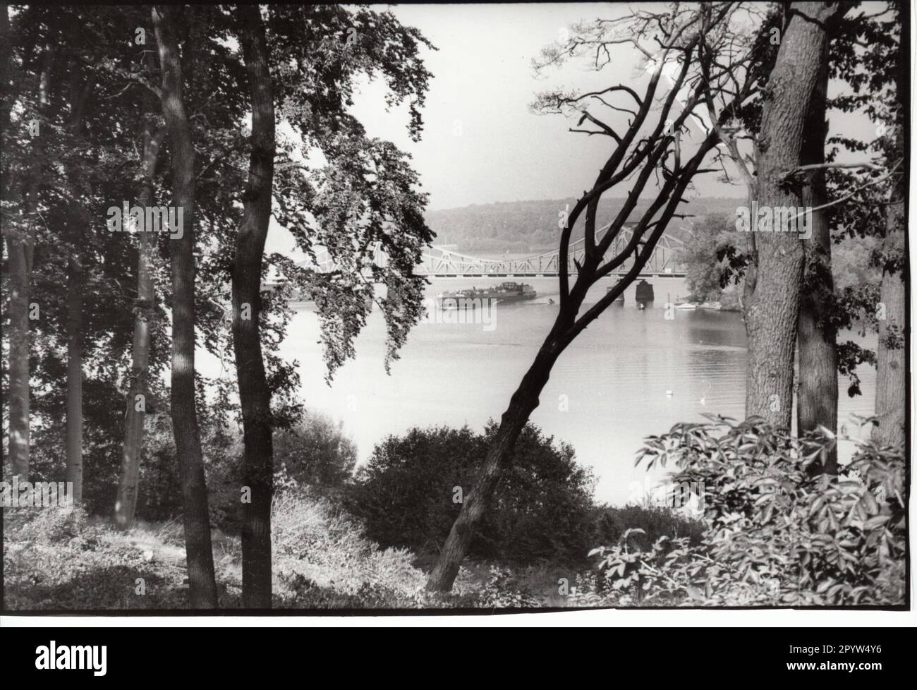 Glienicker bridge also called bridge of unity or agent bridge.on the ...