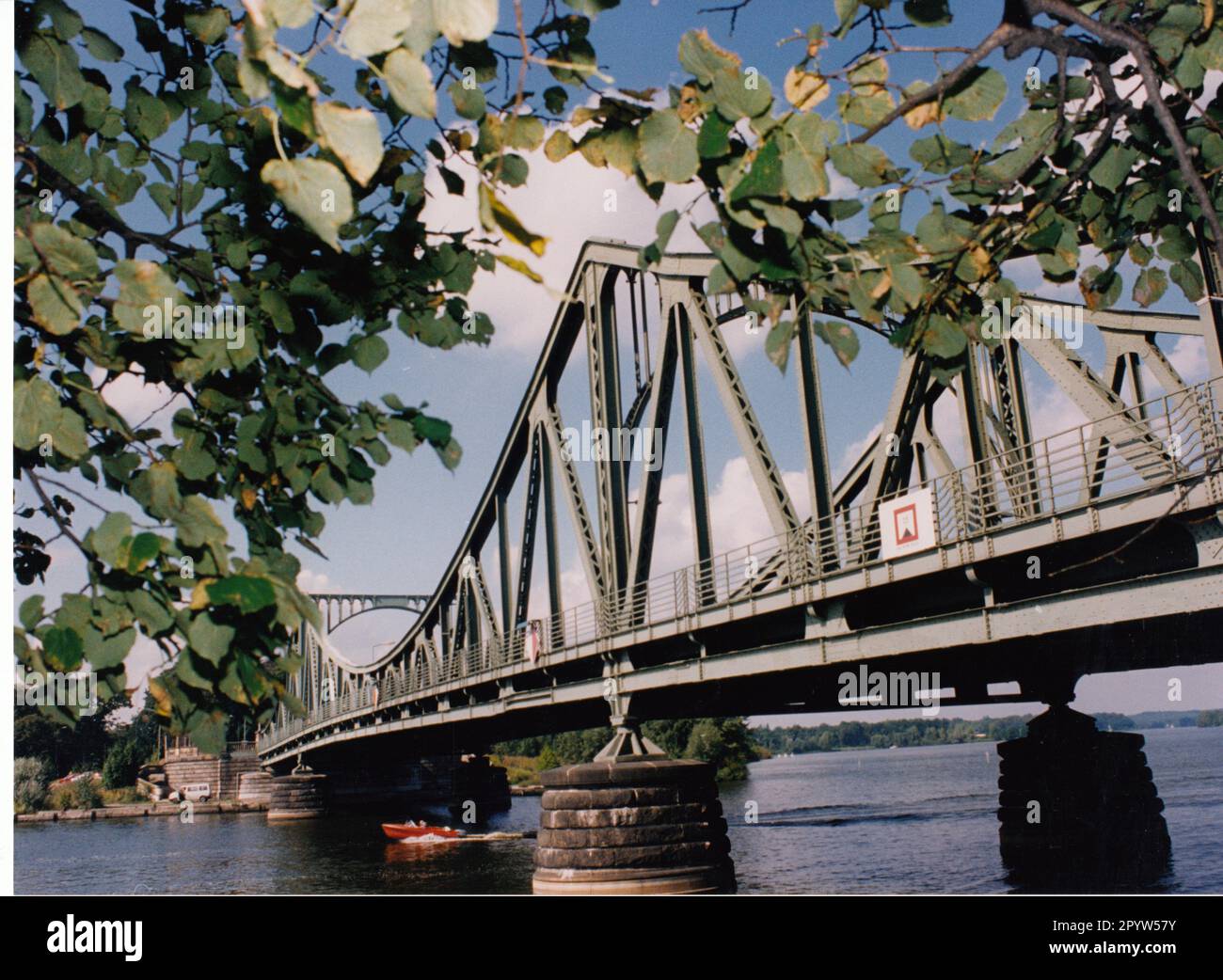 Glienicker bridge also called bridge of unity or agent bridge.on the ...