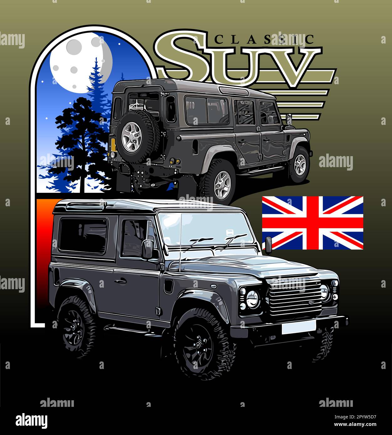 suv vector template Stock Vector Image & Art - Alamy