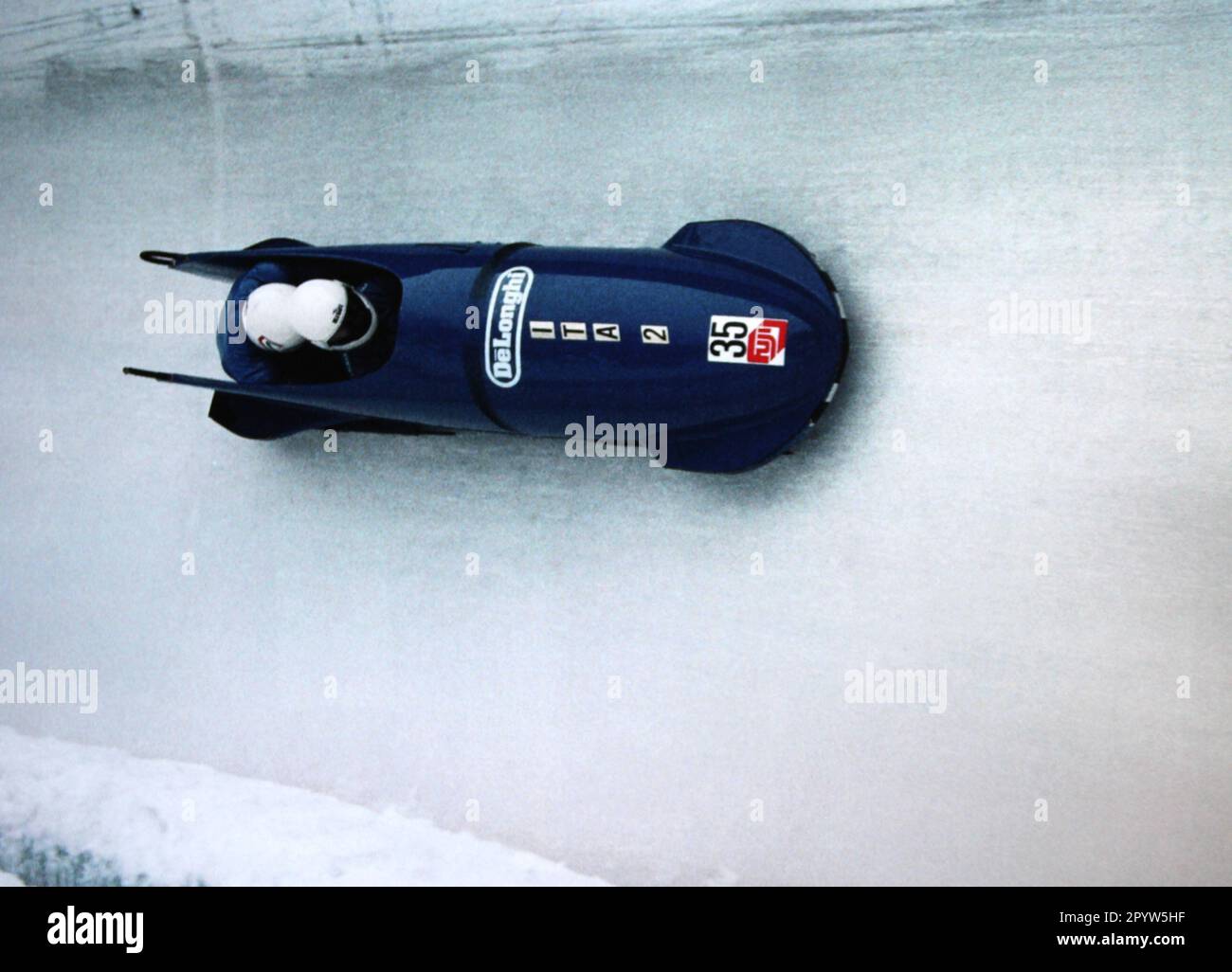 Two-man bobsleigh Italy at the World Championships in Koenigssee ...