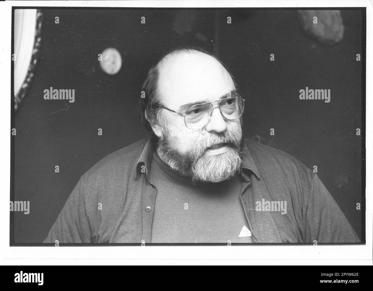 The actor, dubbing artist and singer Wolfgang Dehler. Photo: MAZ ...