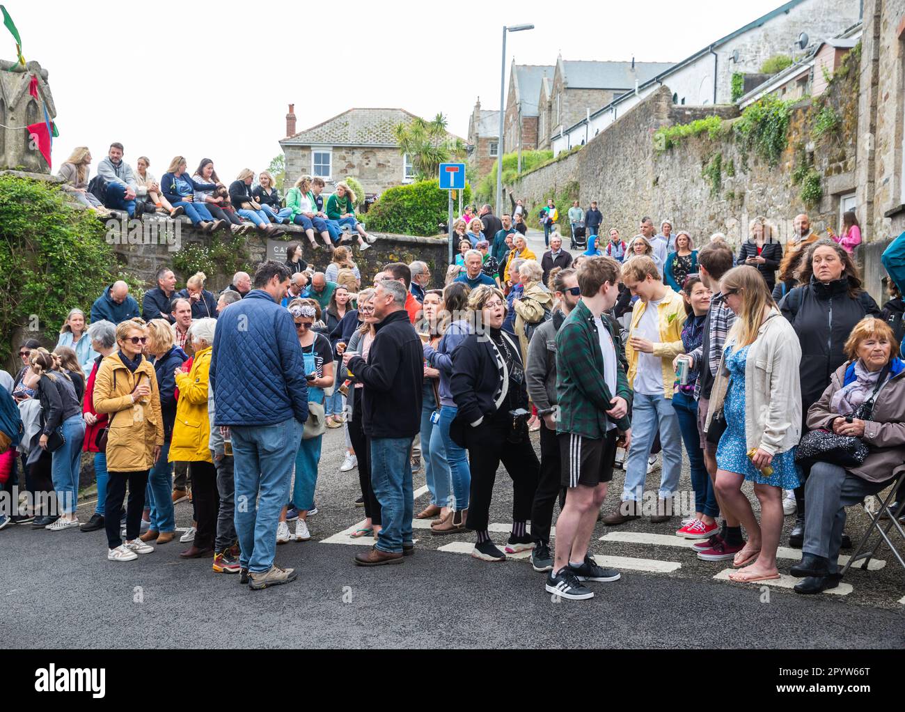 Helston,Cornwall,5th May 2023,Flora Day which is an ancient spring ...