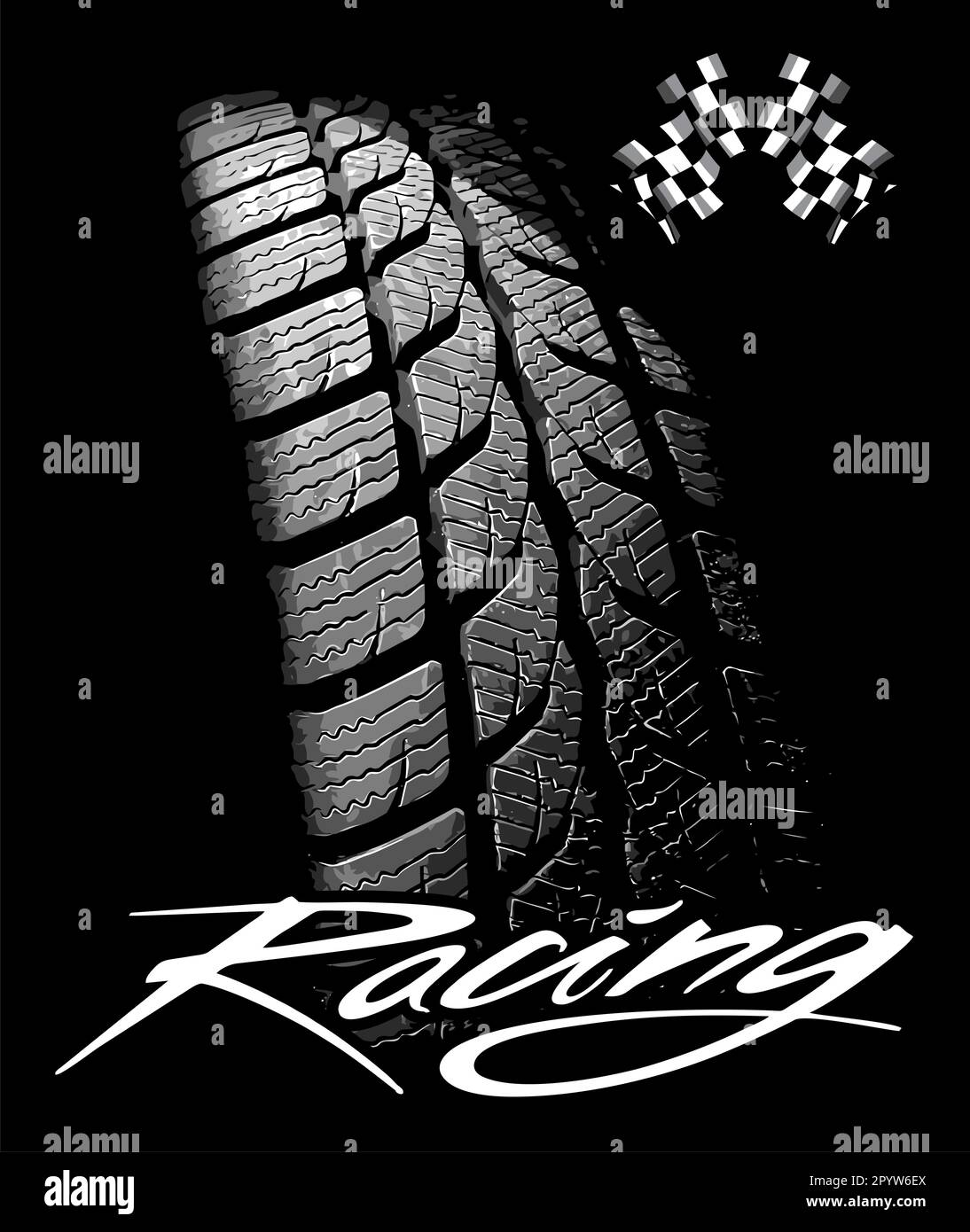racing car wheels Stock Vector Image & Art - Alamy