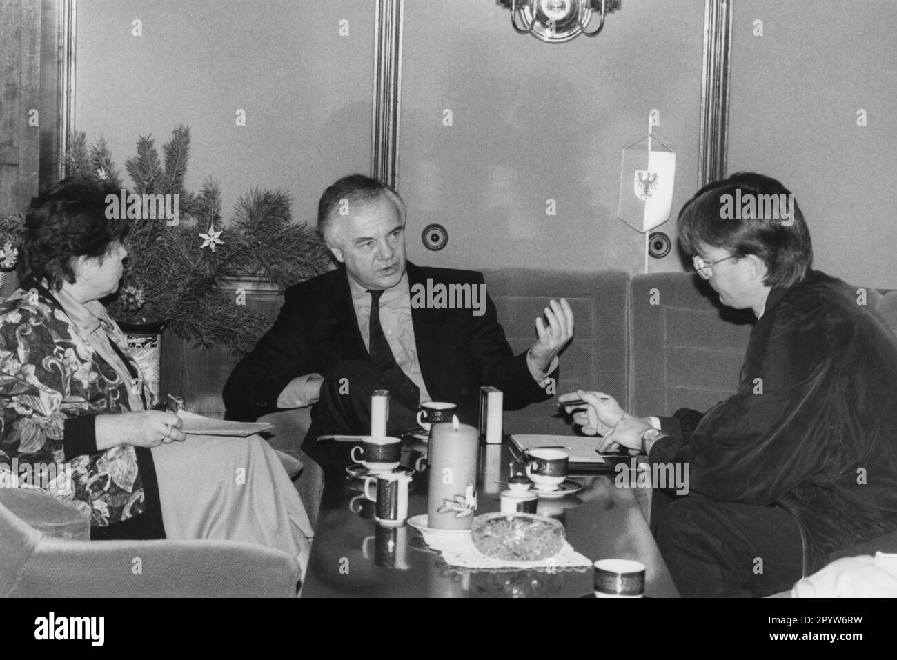 Manfred Stolpe, German politician, Minister President of Brandenburg ...