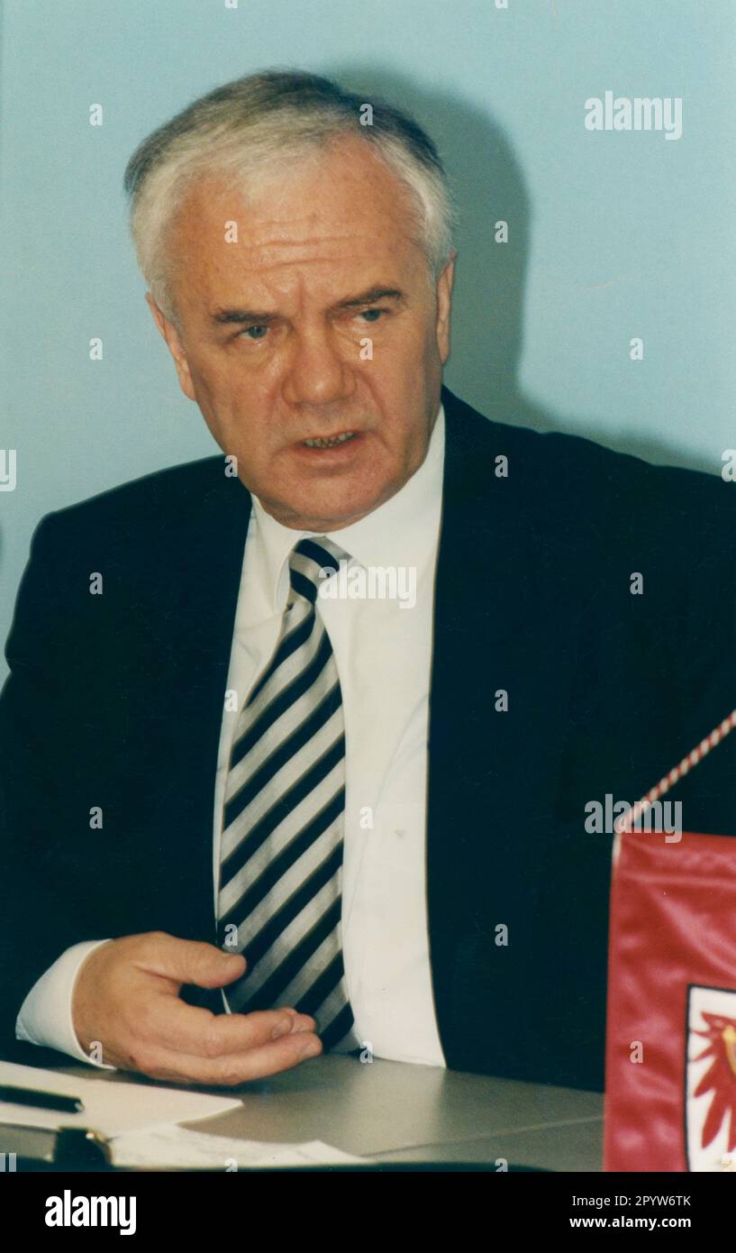 Manfred Stolpe, German politician, Minister President of Brandenburg ...