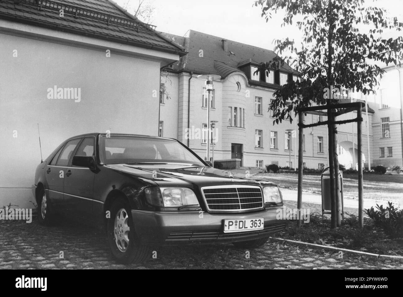 Official car of Manfred Stolpe, Minister President of Brandenburg. In ...