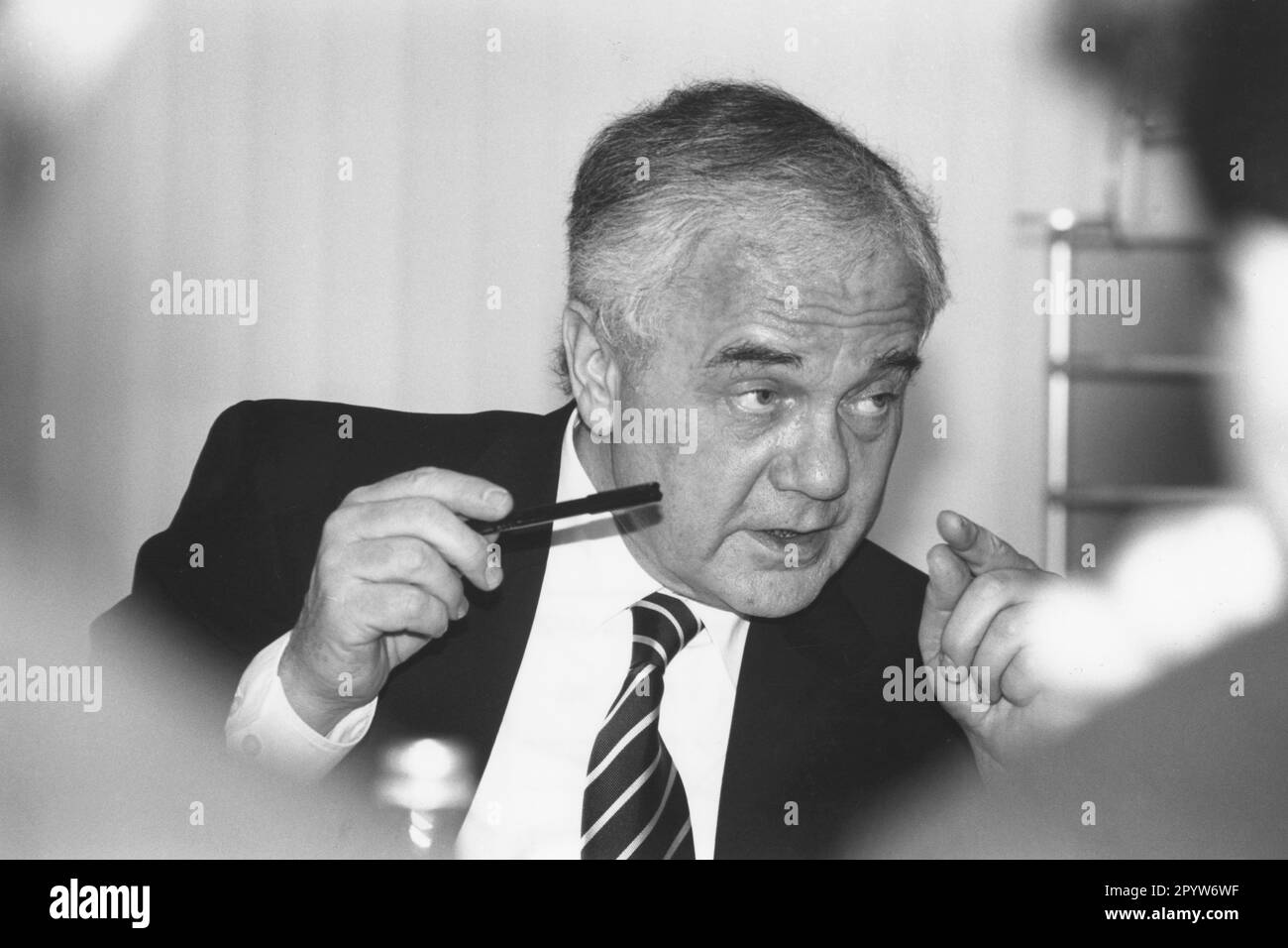 Manfred Stolpe, German politician, Minister President of Brandenburg ...