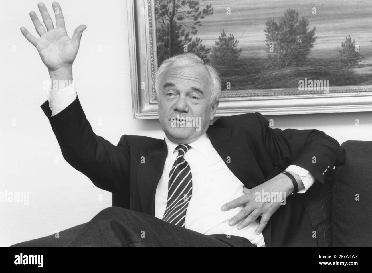 Manfred Stolpe, German politician, Minister President of Brandenburg ...