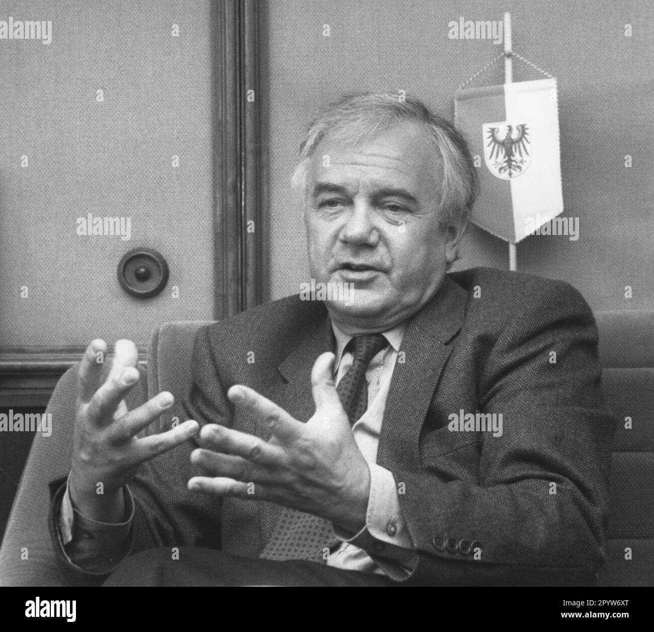 Manfred Stolpe, German politician, Minister President of Brandenburg ...