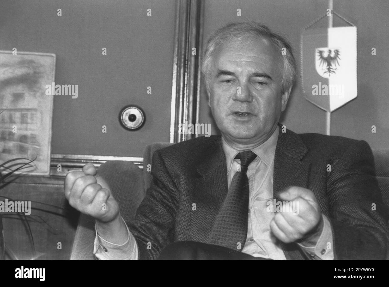 Manfred Stolpe, German politician, Minister President of Brandenburg ...