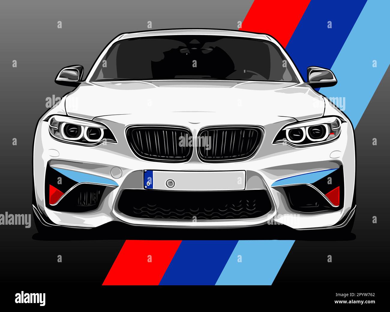 Rear engine sports car Stock Vector Images - Alamy