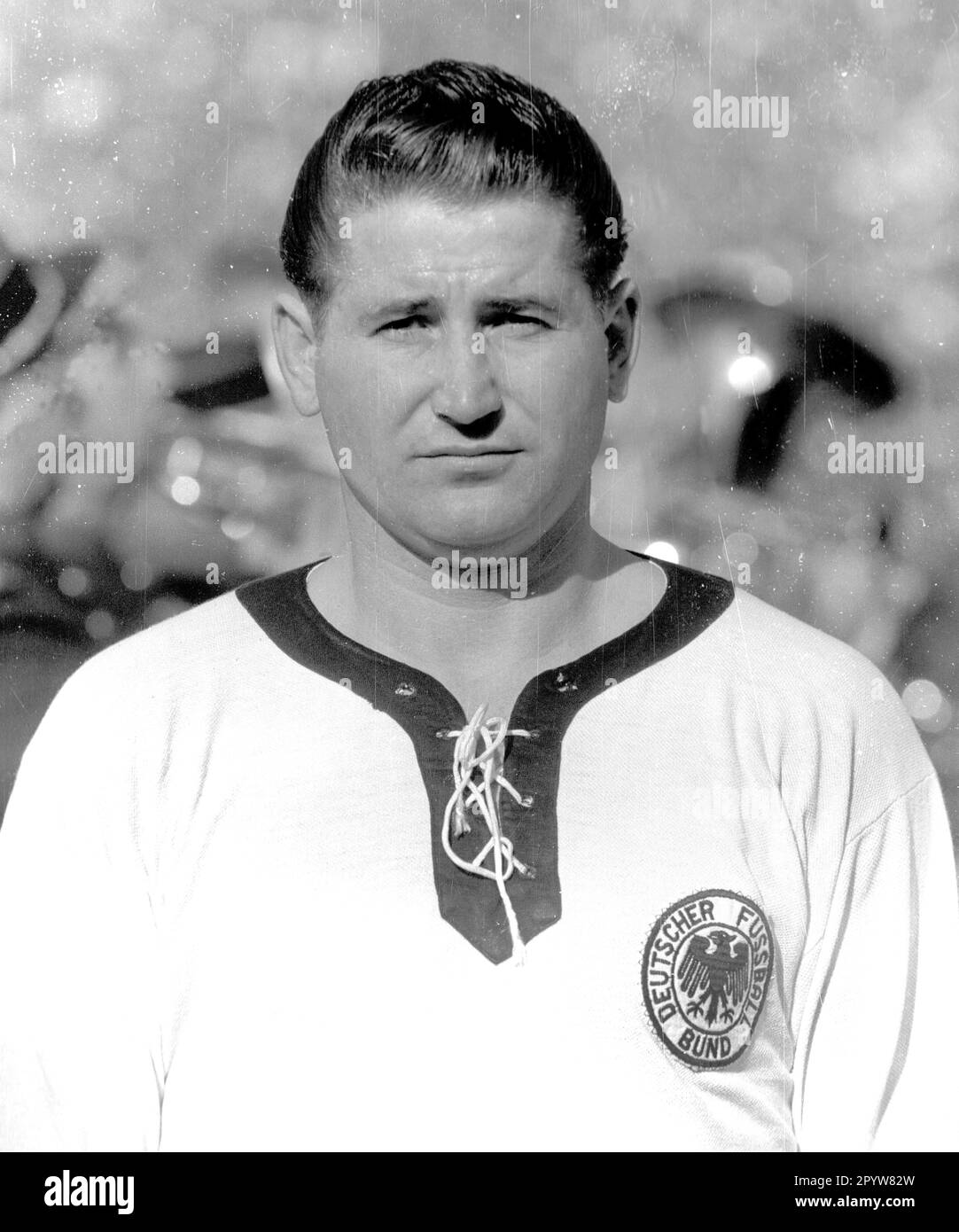 Switzerland - Germany 0:4 / 04.10.1959 in Bern / Helmut Rahn (FRG ...