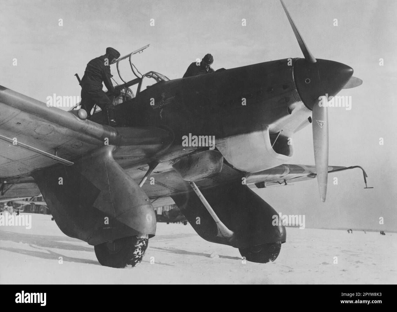 Ju 87 crew Black and White Stock Photos & Images - Alamy