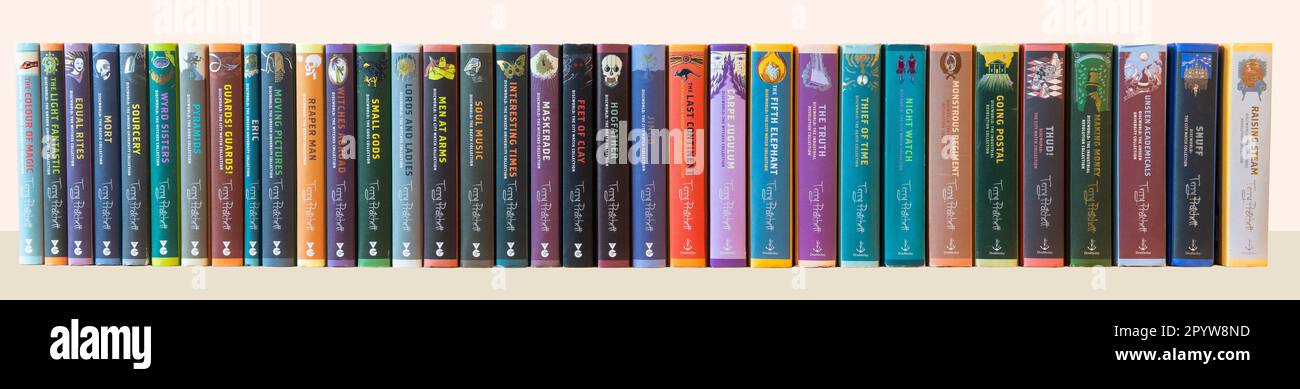 Complete Collection of Discworld Hardback Books by Terry Pratchett © Clarissa Debenham (Film ...