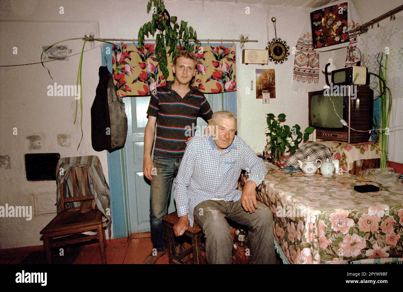 Ukraine / Country / 1998 The village of Horodshin near Shitomir. Farmer ...