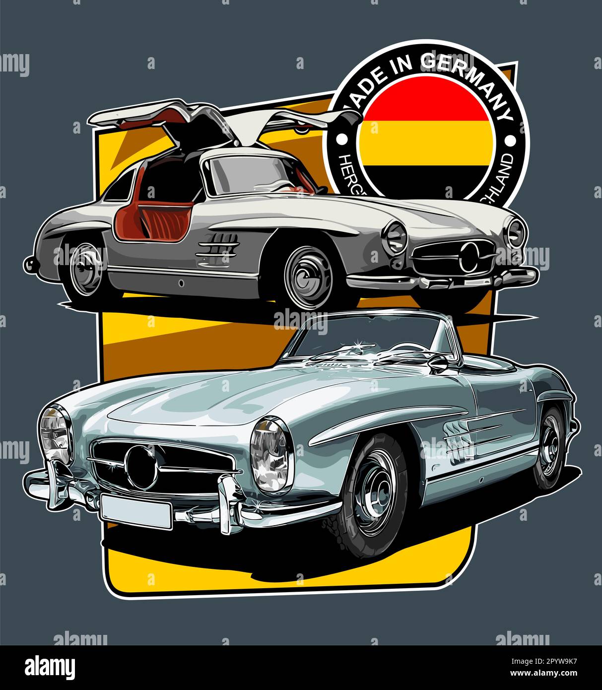 classic car vector template Stock Vector Image & Art - Alamy