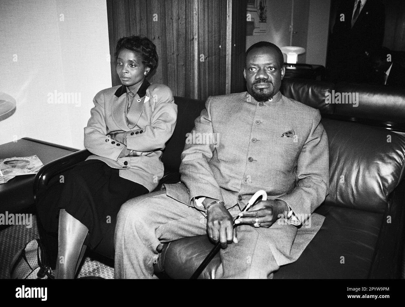 Switzerland, Geneva, 01.05.1991. Archive: 27-01-30 Visit of UNITA ...