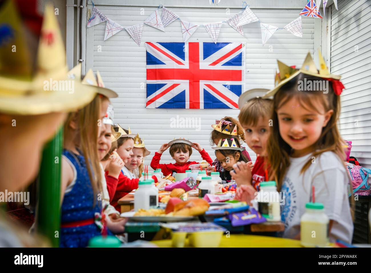 Pictured are nursery class pupils from Waunarlwydd Primary School in ...