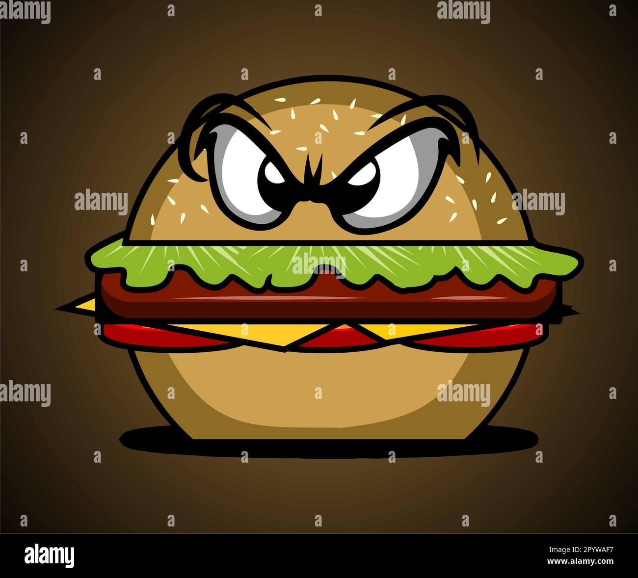 cartoon burger template Stock Vector Image & Art - Alamy
