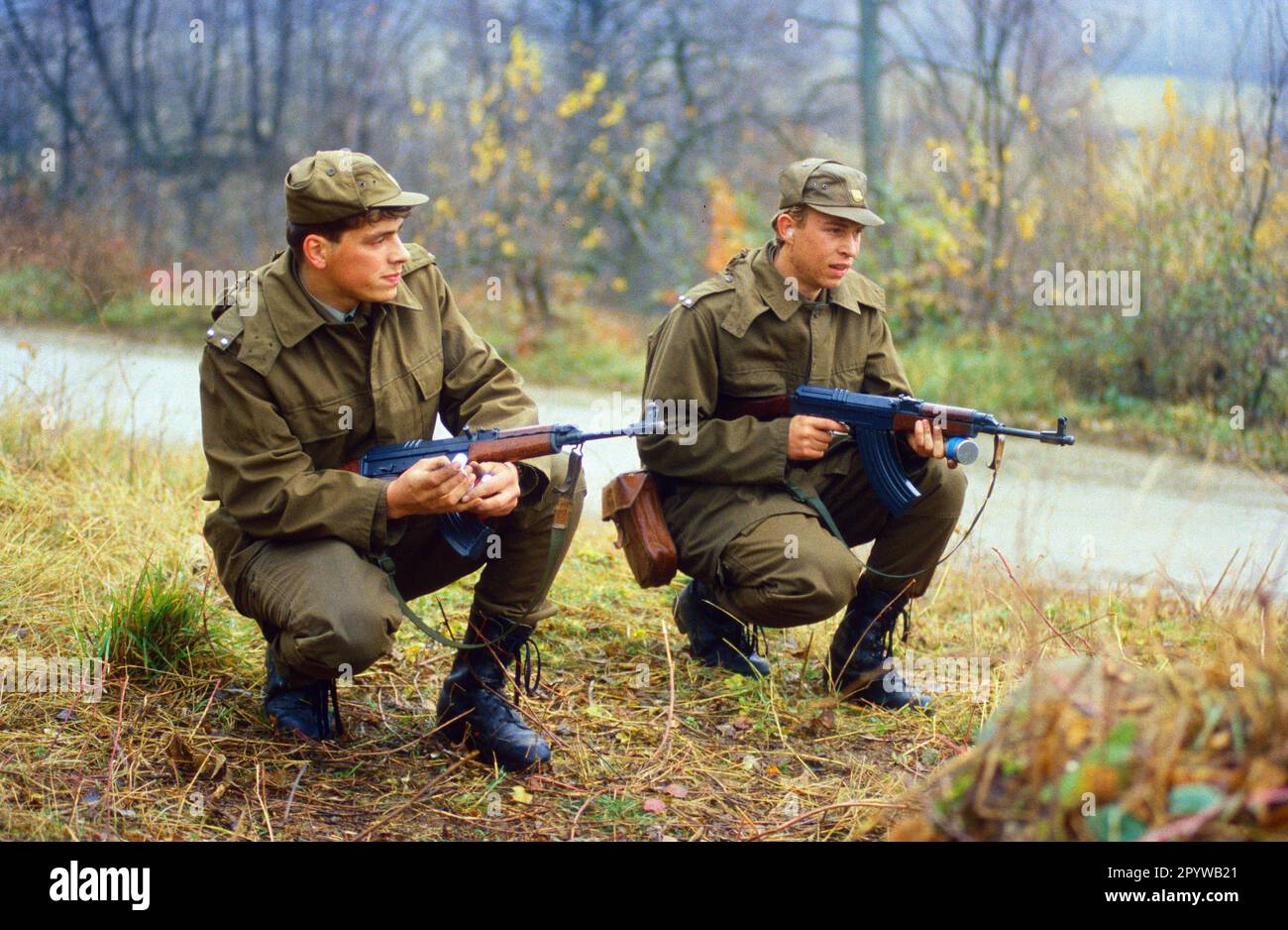 "Czech Republic, Janovice, 1994-11-08 Military exercise ""Kouba-Chamb ...