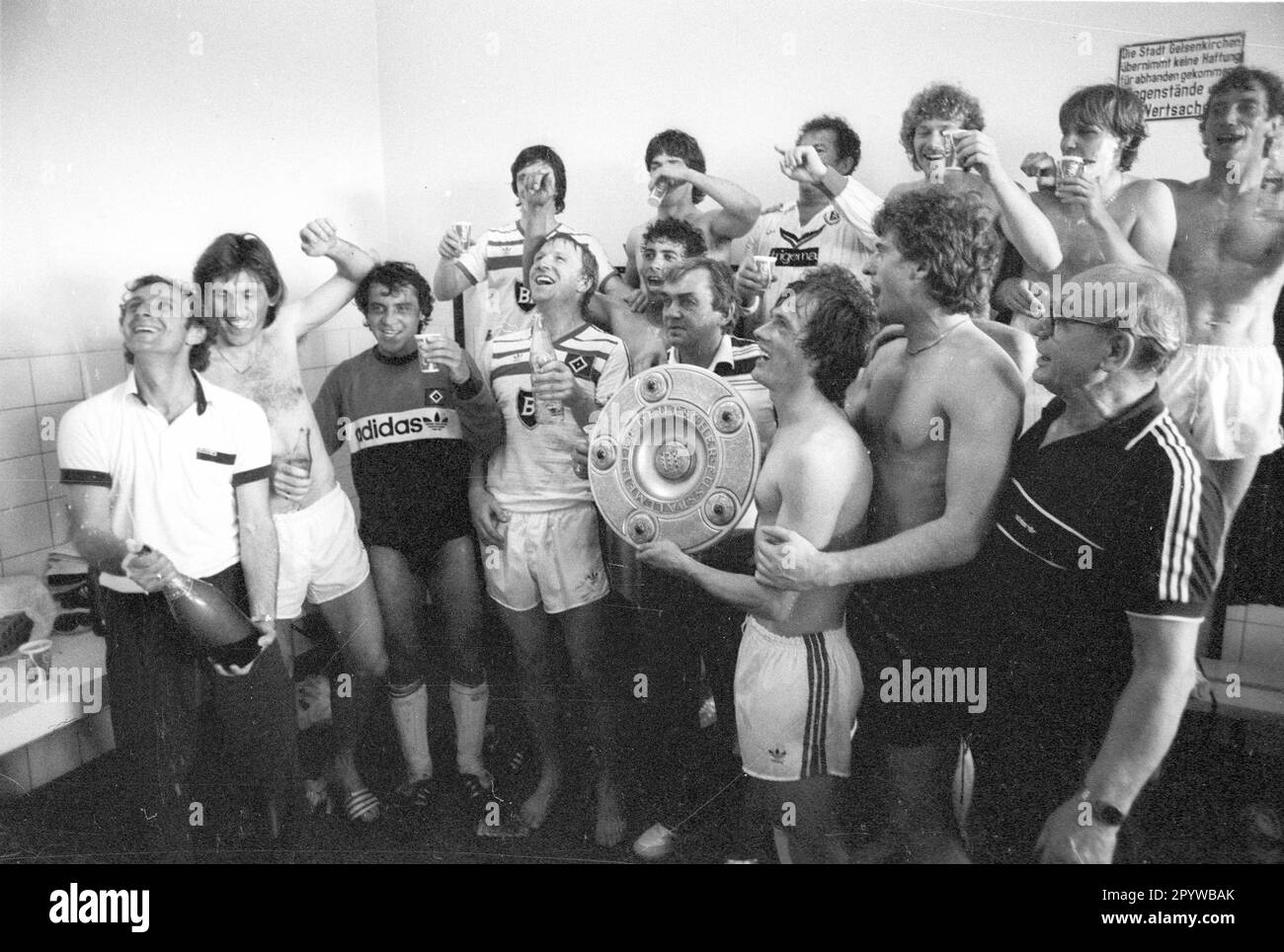 FC Schalke 04 - Hamburger SV 1:2 / HSV thereby German champion/04.06. ...