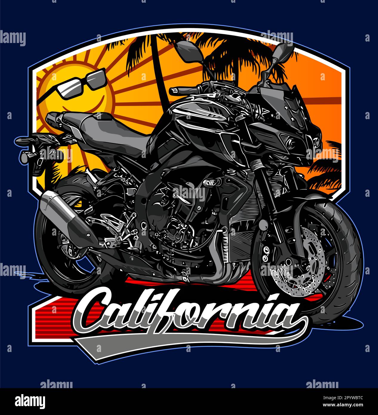 motorcycles vector template Stock Vector Image & Art - Alamy