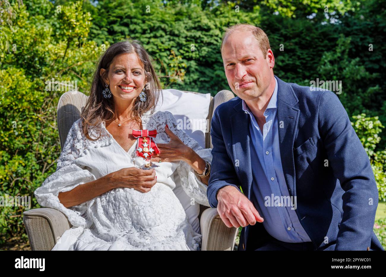 Dame Deborah James (BowelBabe) on the occasion of the presentation of ...