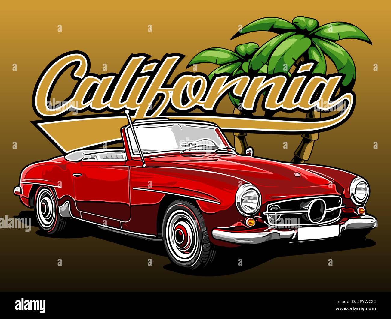 classic car vector template Stock Vector Image & Art - Alamy