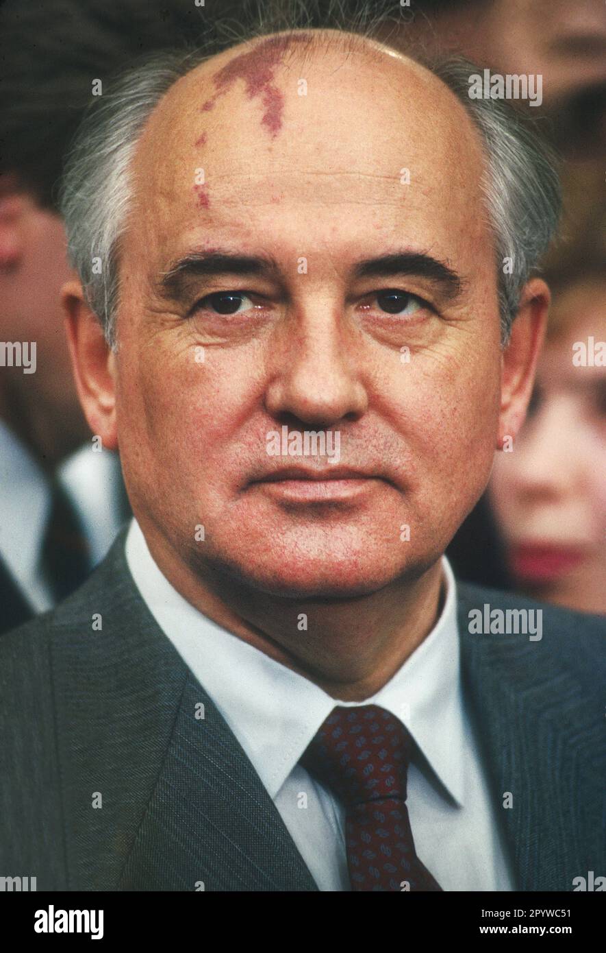 Germany, Bonn 13.06.1989 Germany visit of Mikhail Gorbachev photo ...
