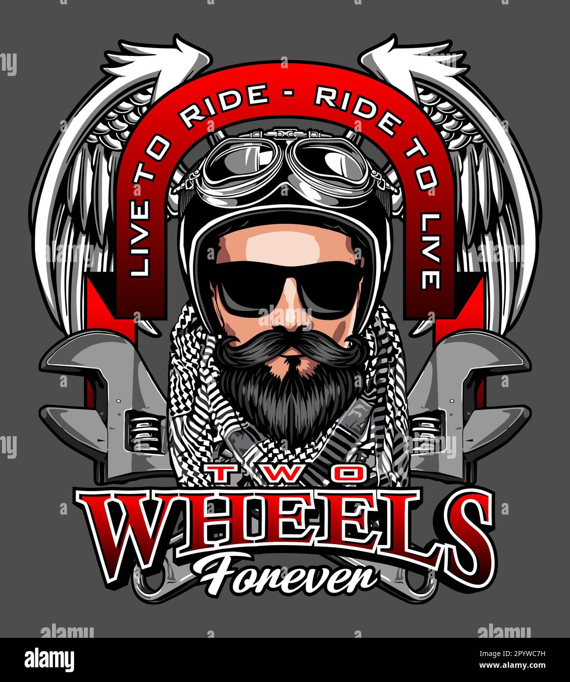 biker vector template Stock Vector Image & Art - Alamy