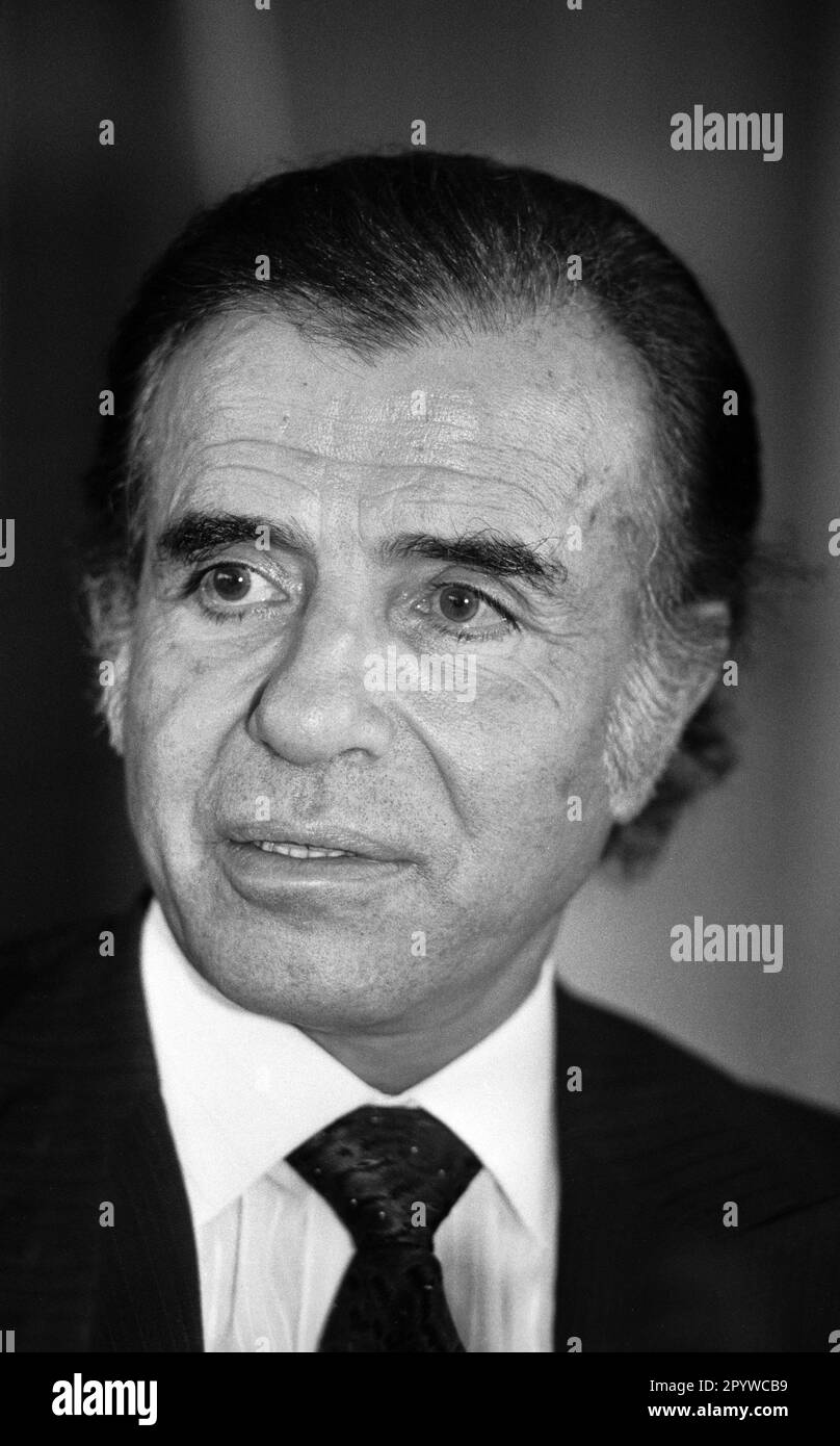 Carlos menem 1991 hi-res stock photography and images - Alamy