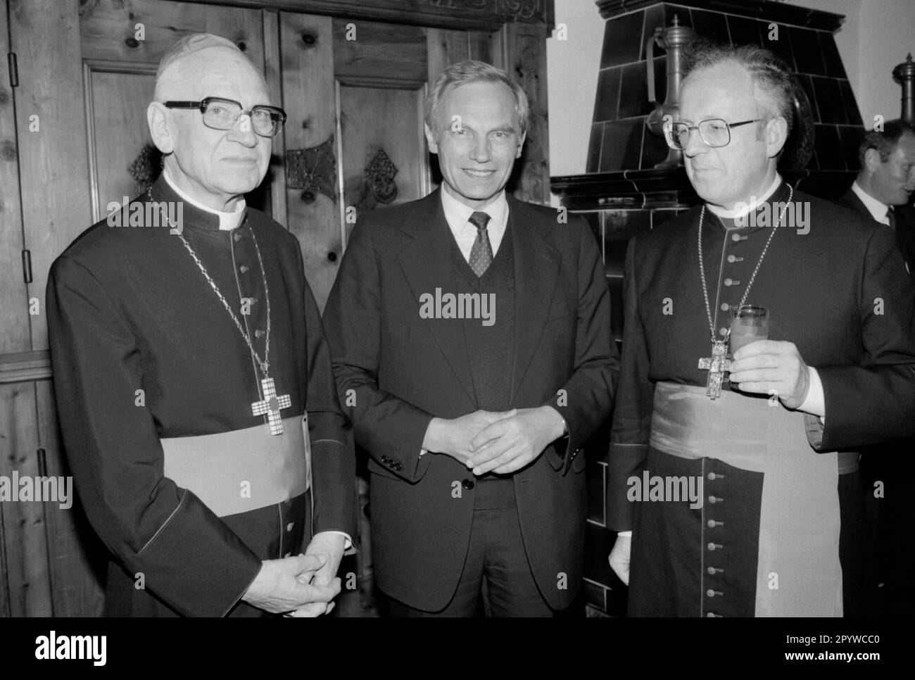 Ernst Tewes, Georg Kronawitter and Engelbert Siebler (from left ...